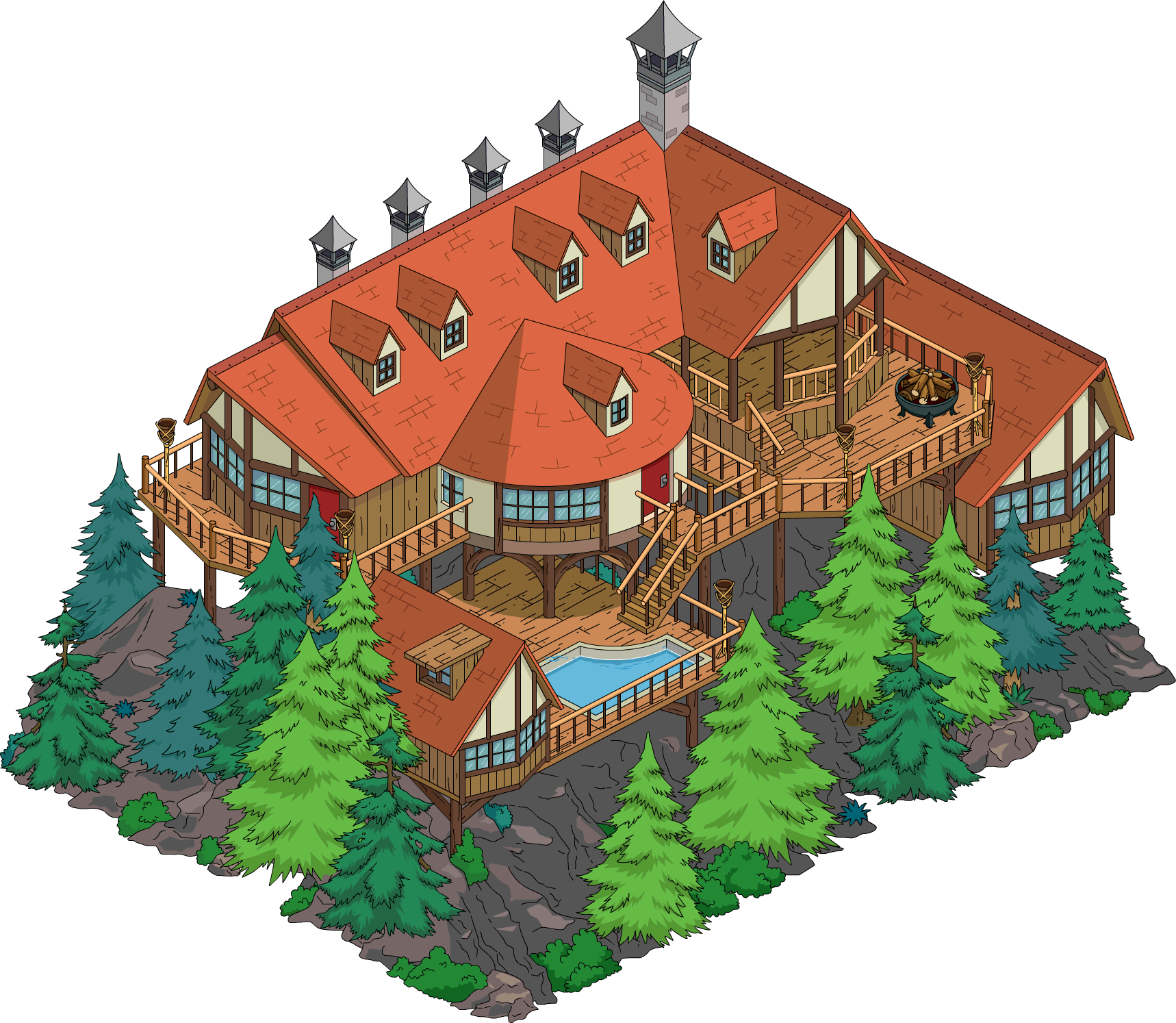 Mountain Lodge | The Simpsons: Tapped Out Wiki | FANDOM powered by Wikia Mountain Lodge | The Simpsons: Tapped Out Wiki | FANDOM powered by Wikia