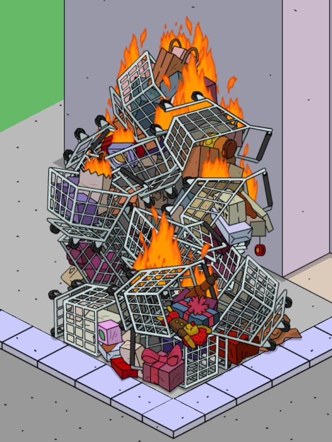 Shopping Cart Pile-Up | The Simpsons: Tapped Out Wiki | Fandom
