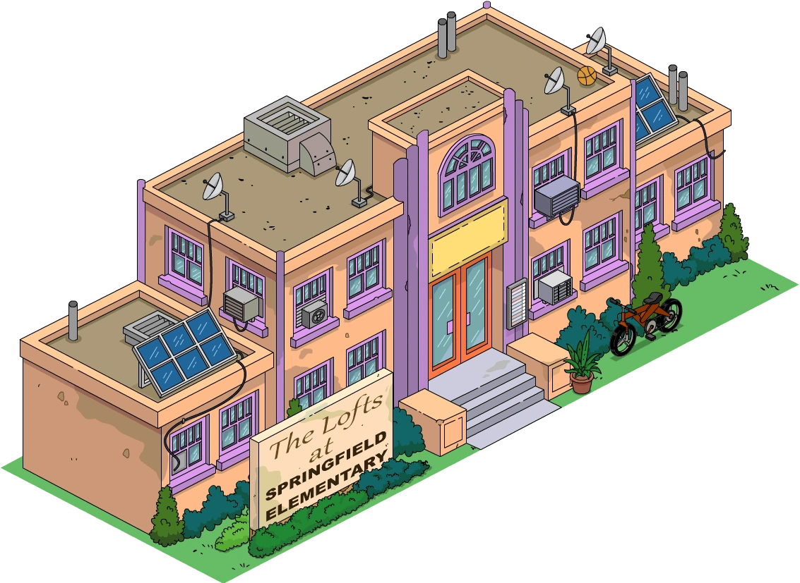 The Lofts at Springfield Elementary | The Simpsons: Tapped Out Wiki ...
