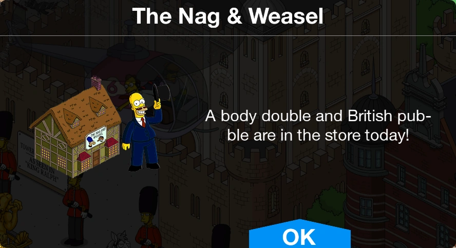 The Nag & Weasel | The Simpsons: Tapped Out Wiki | Fandom