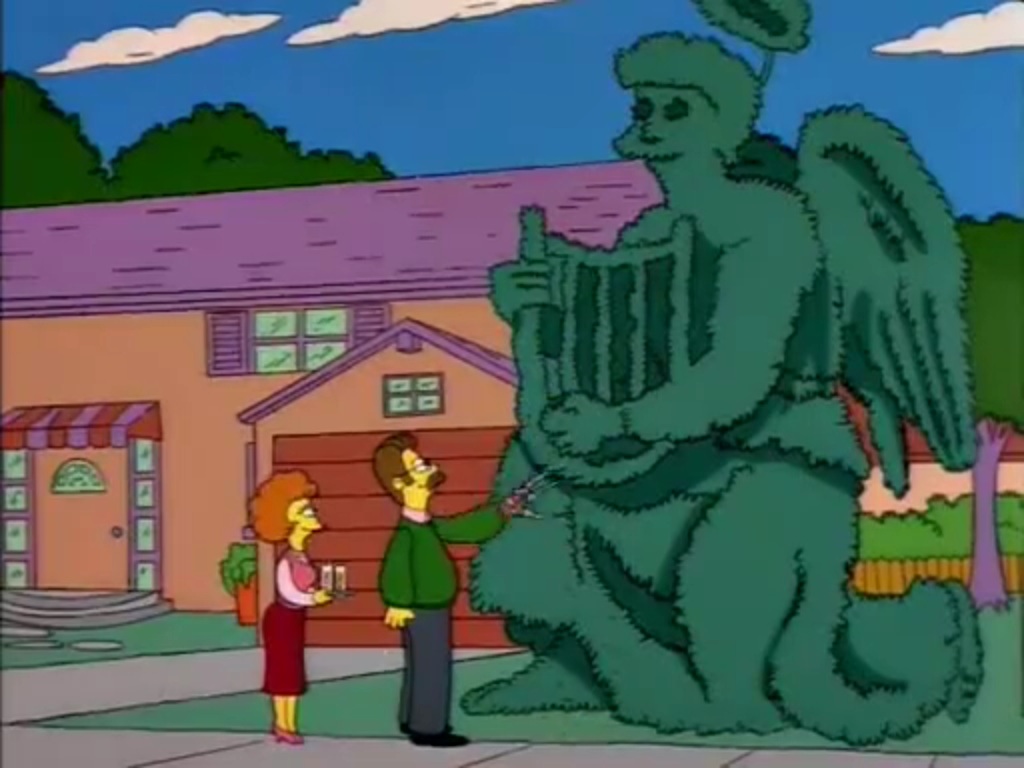 Angel Topiary The Simpsons Tapped Out Wiki Fandom Powered By Wikia