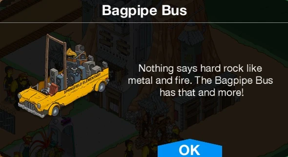Bagpipe Bus | The Simpsons: Tapped Out Wiki | Fandom