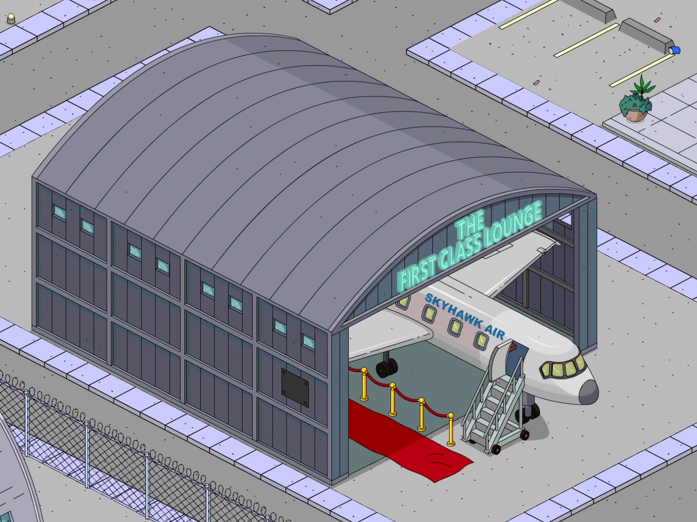 The First Class Lounge | The Simpsons: Tapped Out Wiki | FANDOM powered ...