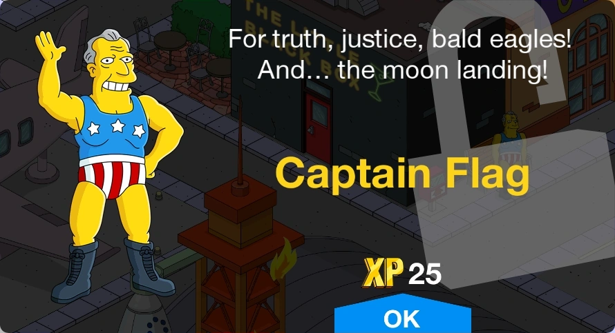 Captain Flag | The Simpsons: Tapped Out Wiki | Fandom
