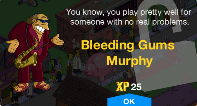 Bleeding Gums Murphy | The Simpsons: Tapped Out Wiki | Fandom