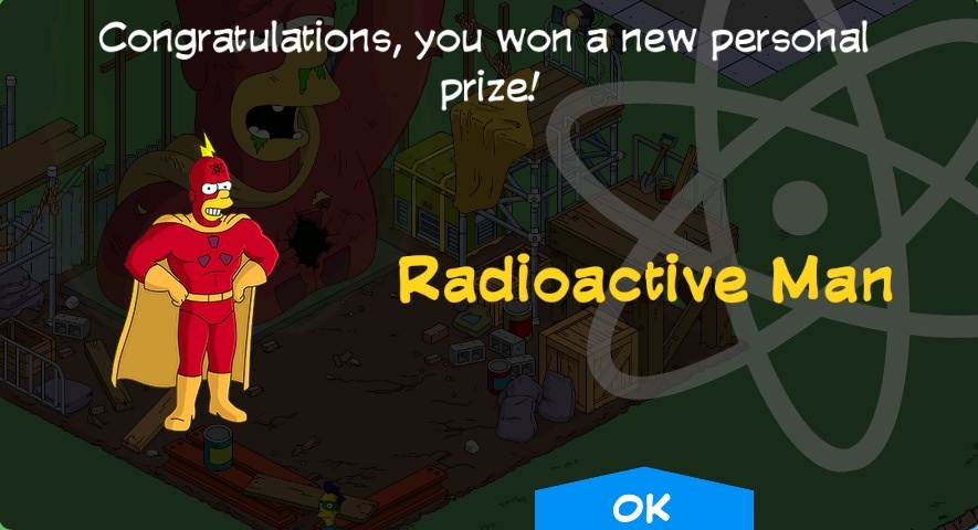 Radioactive Man The Simpsons Tapped Out Wiki Fandom Powered By Wikia