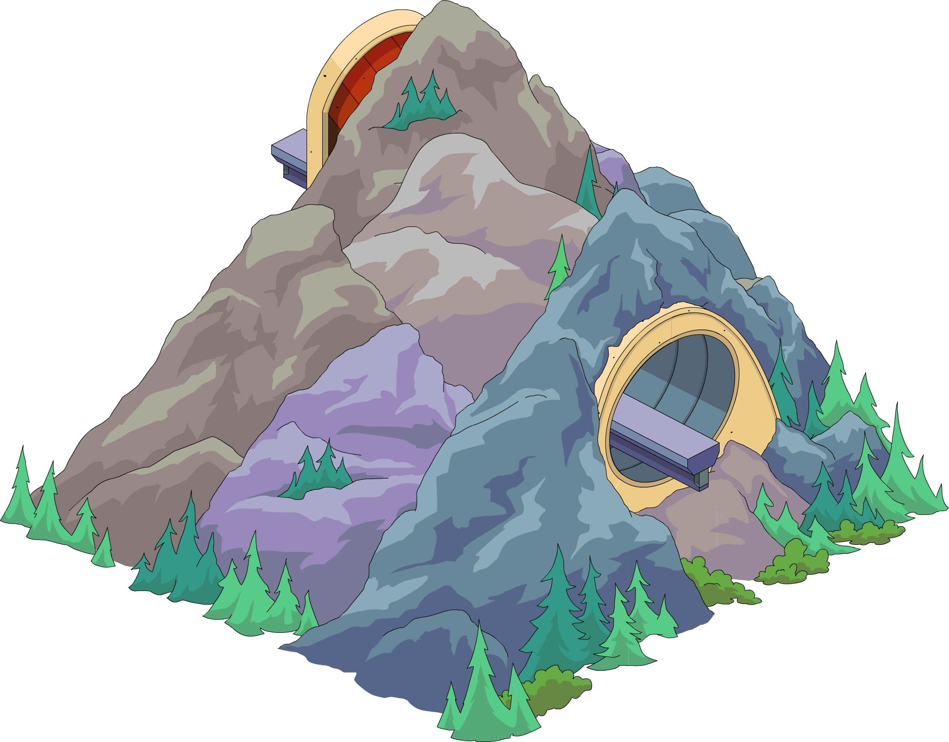 Monorail Tunnel | The Simpsons: Tapped Out Wiki | Fandom