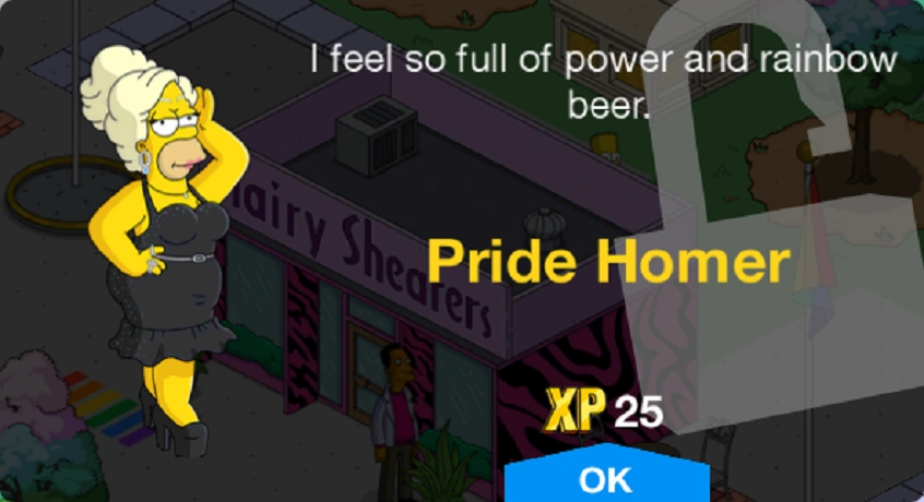 Pride Homer | The Simpsons: Tapped Out Wiki | Fandom