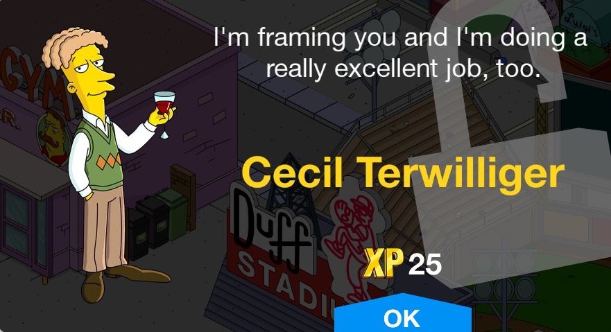 Cecil Terwilliger The Simpsons Tapped Out Wiki Fandom Powered By Wikia