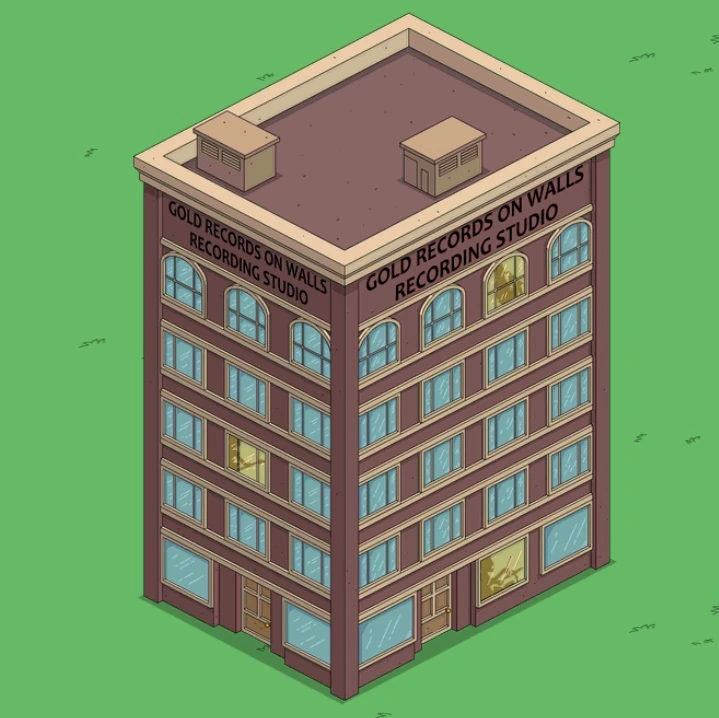 Gold Records on Walls Studio | The Simpsons: Tapped Out Wiki | Fandom