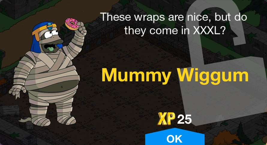 Mummy Wiggum | The Simpsons: Tapped Out Wiki | FANDOM powered by Wikia