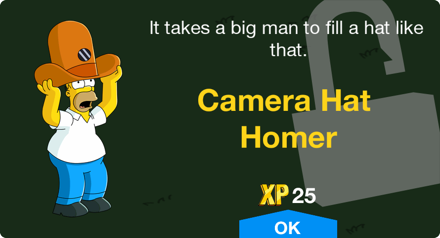 Camera Hat Homer | The Simpsons: Tapped Out Wiki | FANDOM powered by Wikia