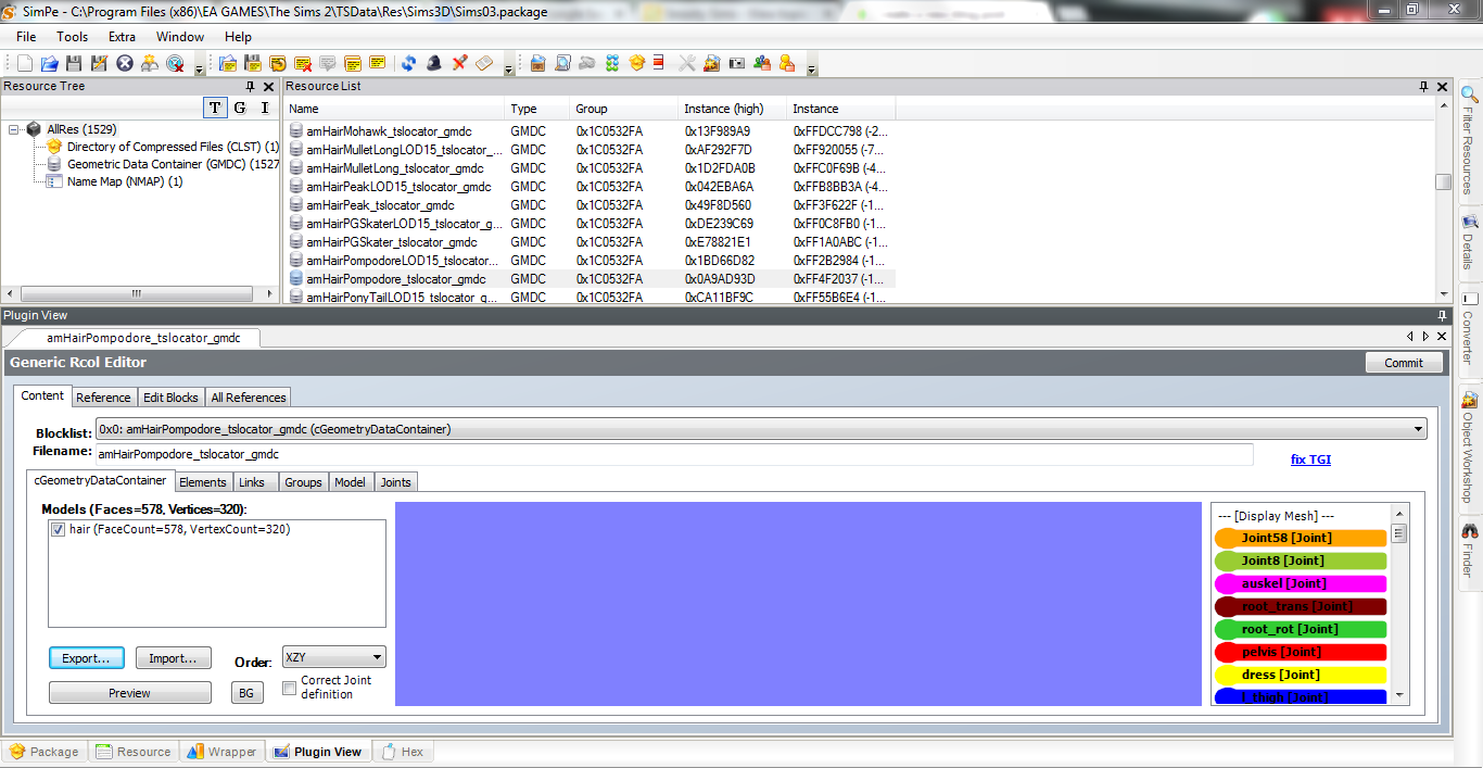 User Blogparanormaljhow Do You Display The Mesh In Simpe Data Files