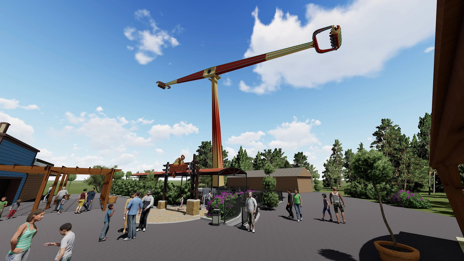 Adirondack Outlaw | Six Flags Wiki | Fandom