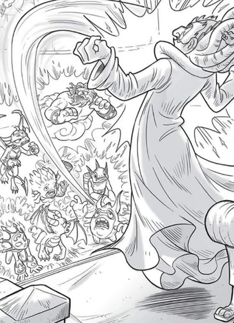 skylanders giants coloring pages trigger happy