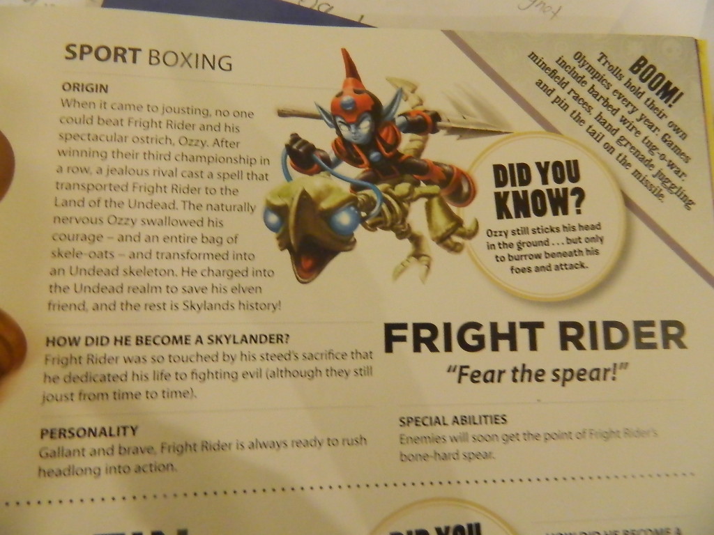 Talkfright Rider Skylanders Wiki Fandom Powered By Wikia