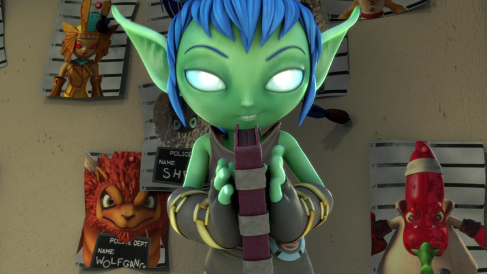 Image S1e5 Stealth Elf Posters Skylanders Wiki Fandom Powered By Wikia