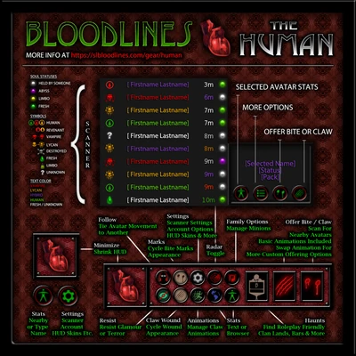 The Human HUD | SL Bloodlines Wiki | Fandom