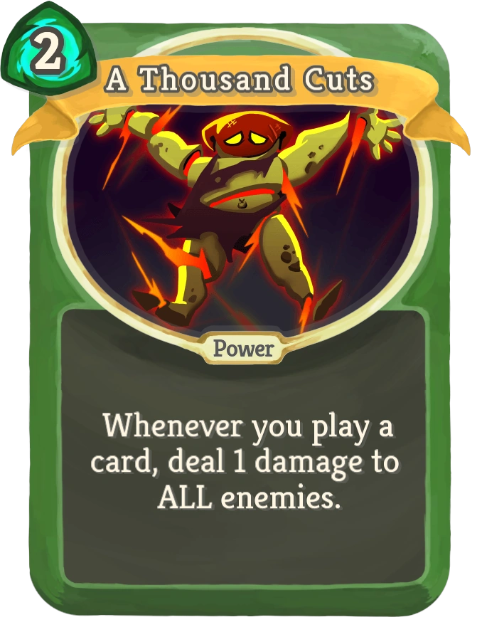 A Thousand Cuts | Slay the spire Wiki | Fandom