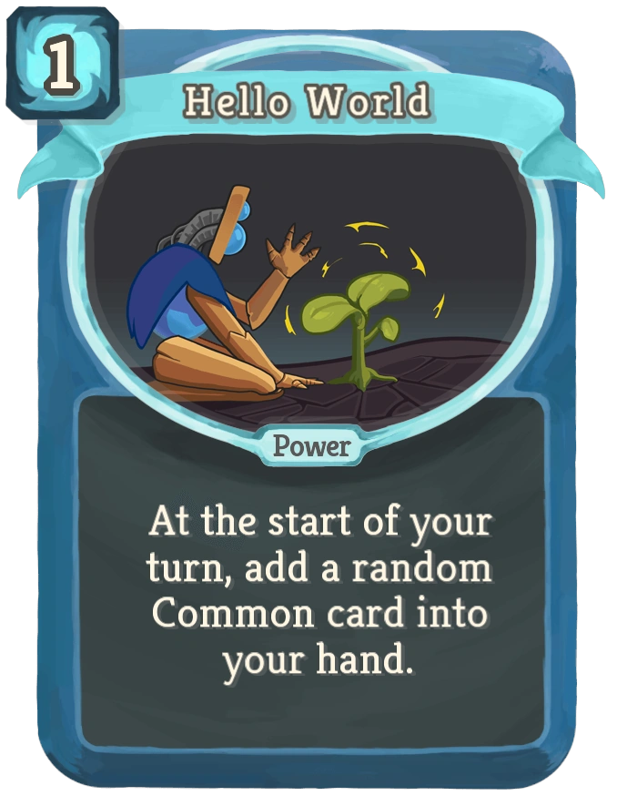 Hello World | Slay the spire Wiki | Fandom