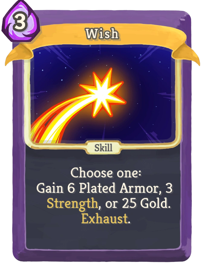 Wish | Slay the spire Wiki | Fandom