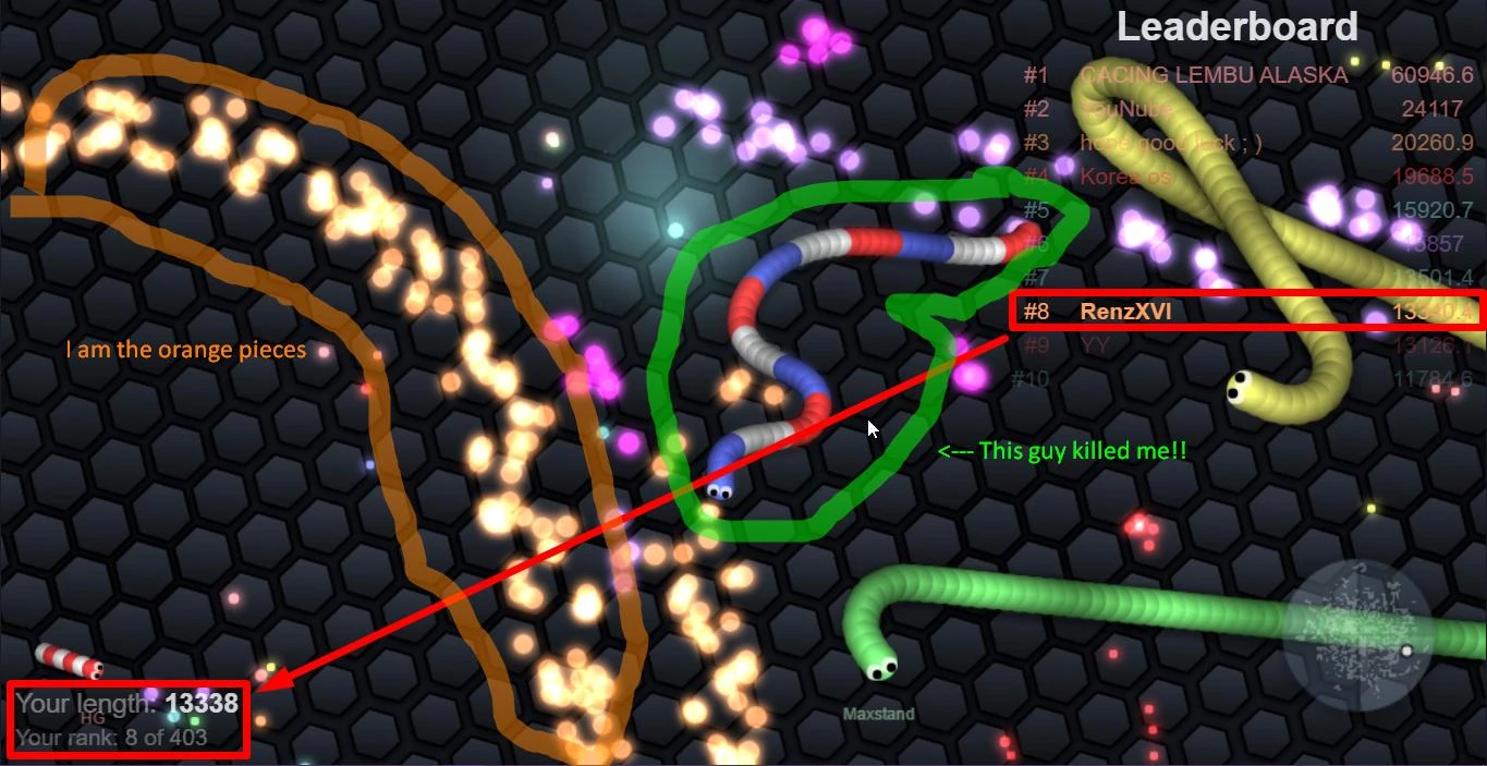 Gameplay Mechanics | Slither.io Wikia | Fandom