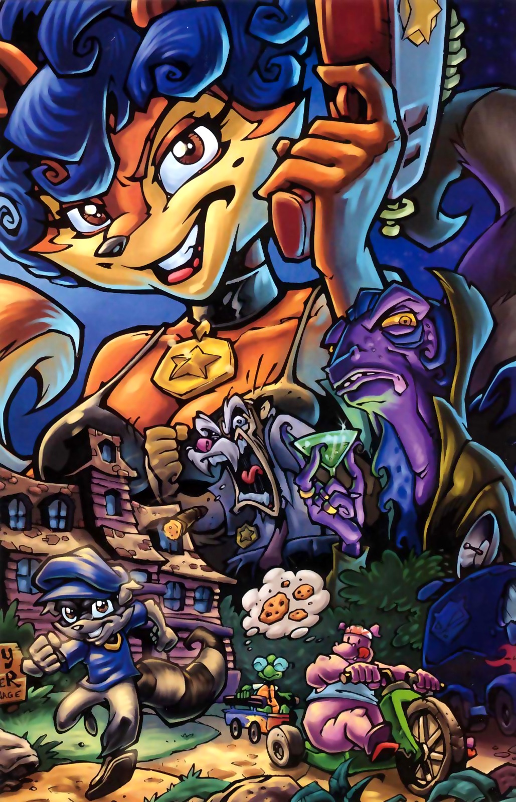 The Adventures of Sly Cooper/Issue 1 | Sly Cooper Wiki | Fandom