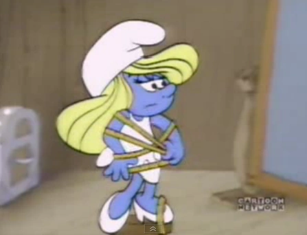 Image - Smurfette's tied up.png | Smurfs Wiki | FANDOM powered by Wikia
