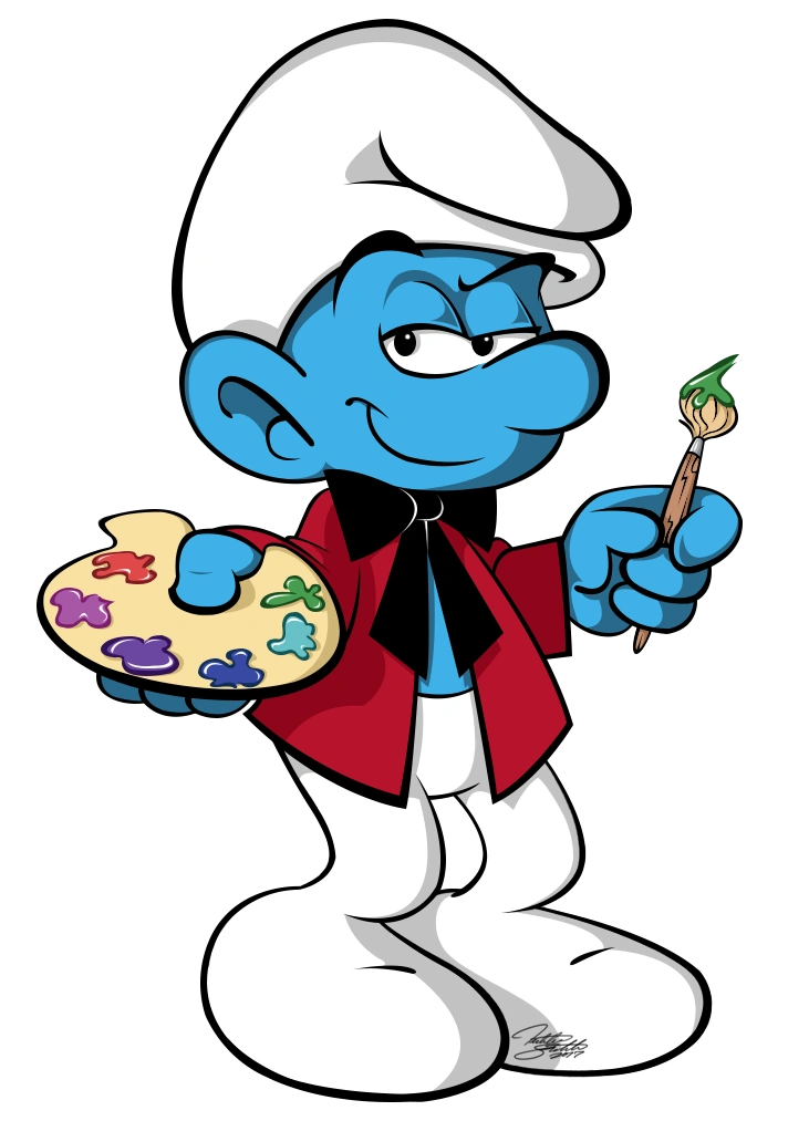 Painter Smurf (LD Stories) | Smurfs Fanon Wiki | Fandom