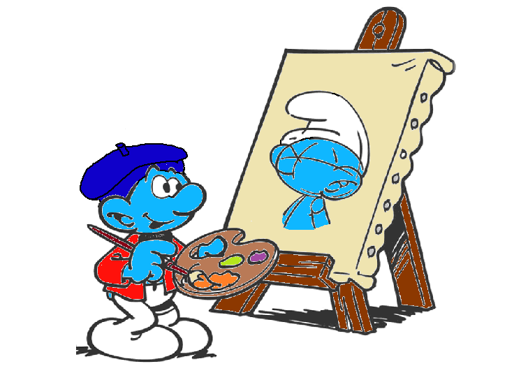 Image - Painter painting.png | Smurfs Fanon Wiki | FANDOM powered by Wikia