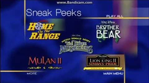 A Bug's Life: 2-Discs Collector's Edition Disc 1 Sneak Peeks Menu ...