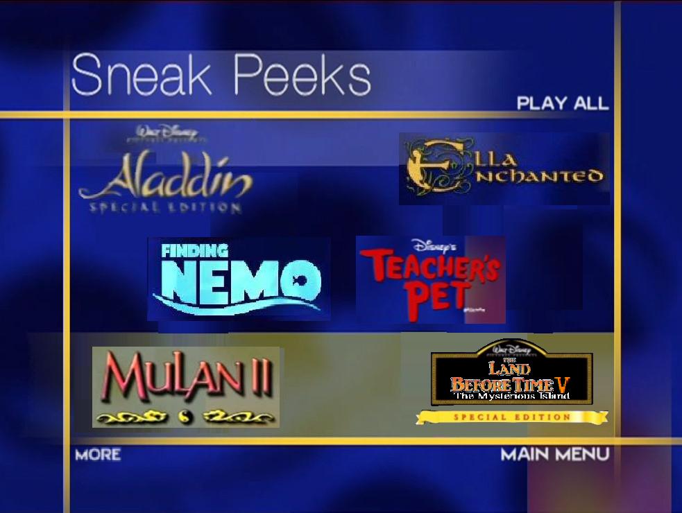 Sneak Peeks Menu (Tom and Jerry's Greatest Chases (2000) 2004 DVD ... Sneak Peeks Menu (Tom and Jerry's Greatest Chases (2000) 2004 DVD ...