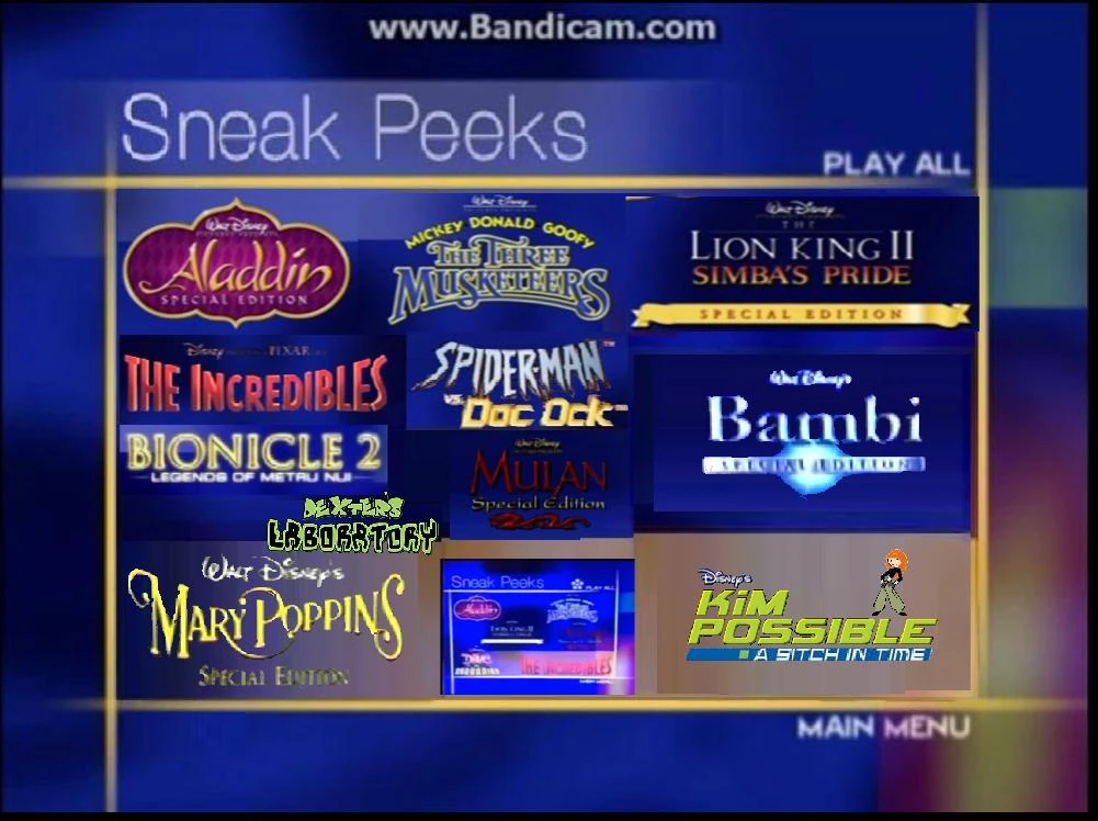 Sneak peeks menu from 12 moons 2004 dvd | Sneak Peeks Menu Wiki | Fandom