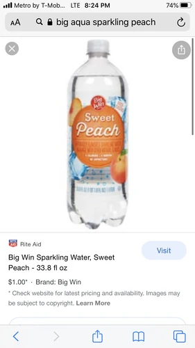 Big Win Sparkling Peach | Soda Lovers Wiki | Fandom