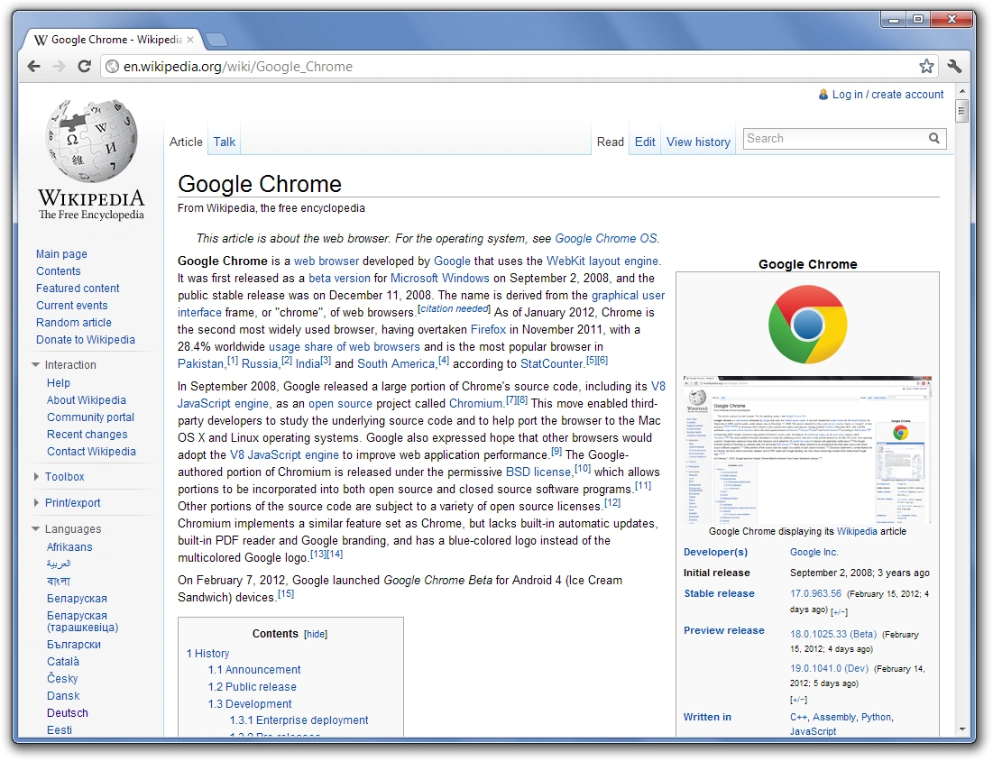 Google Chrome | Software Wiki | FANDOM powered by Wikia