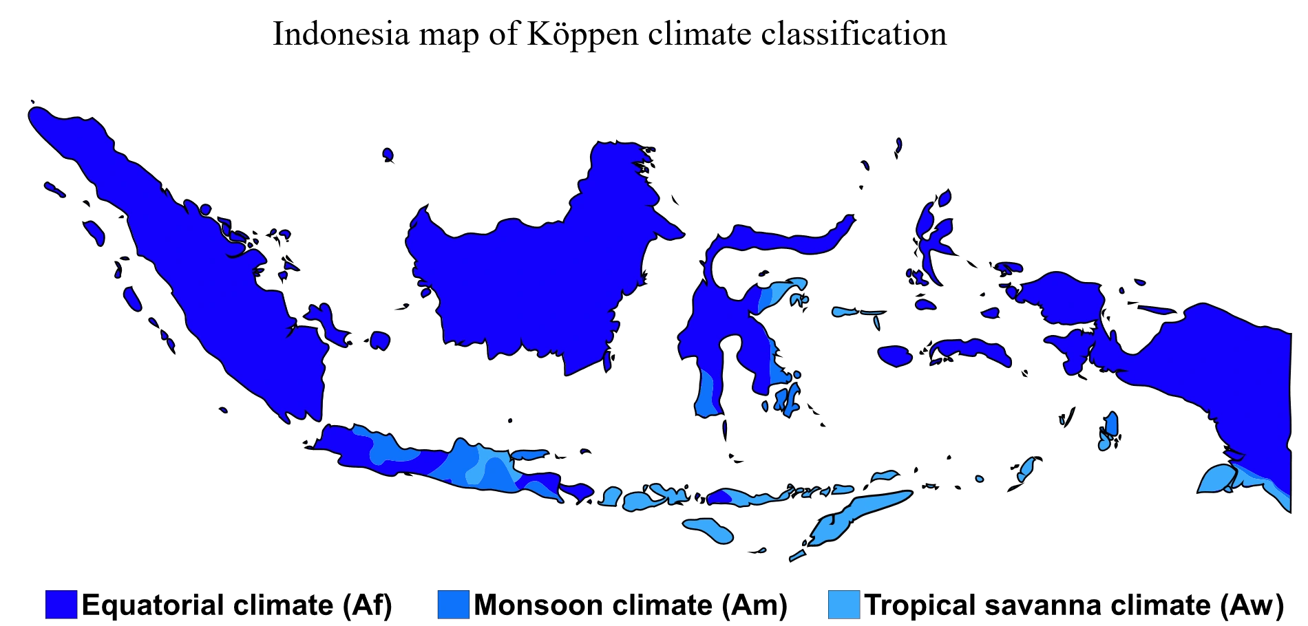 Image - Indonesia map of climate classification.png | Solar Cooking ...
