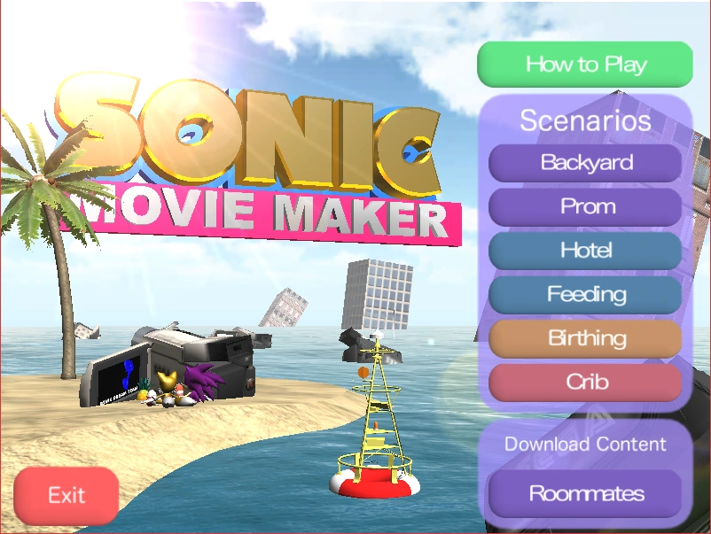 Sonic Movie Maker | Sonic Dreams Collection Wikia | Fandom