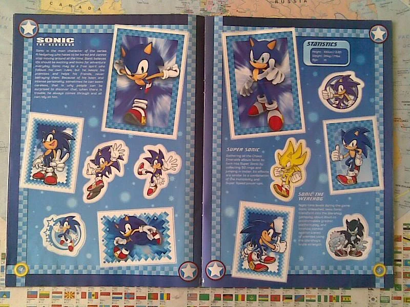 Image - Sonic Sticker Collection pages 4-5.jpg | Sonic News Network ...