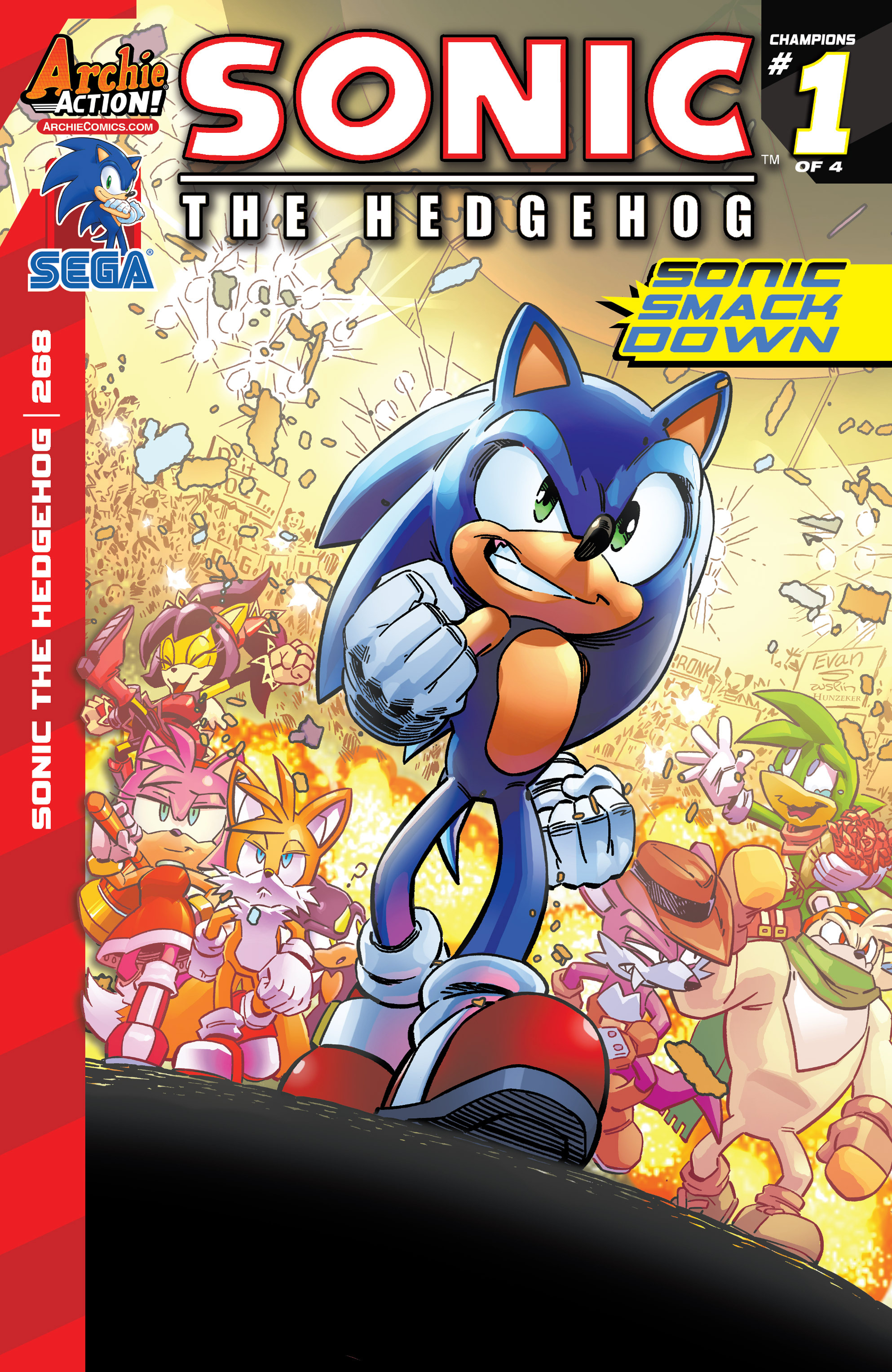 Archie Sonic The Hedgehog Issue 268 Sonic News Network Fandom