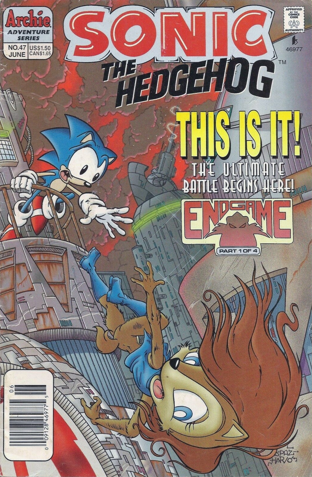 Archie Sonic The Hedgehog Issue 47 Sonic News Network Fandom
