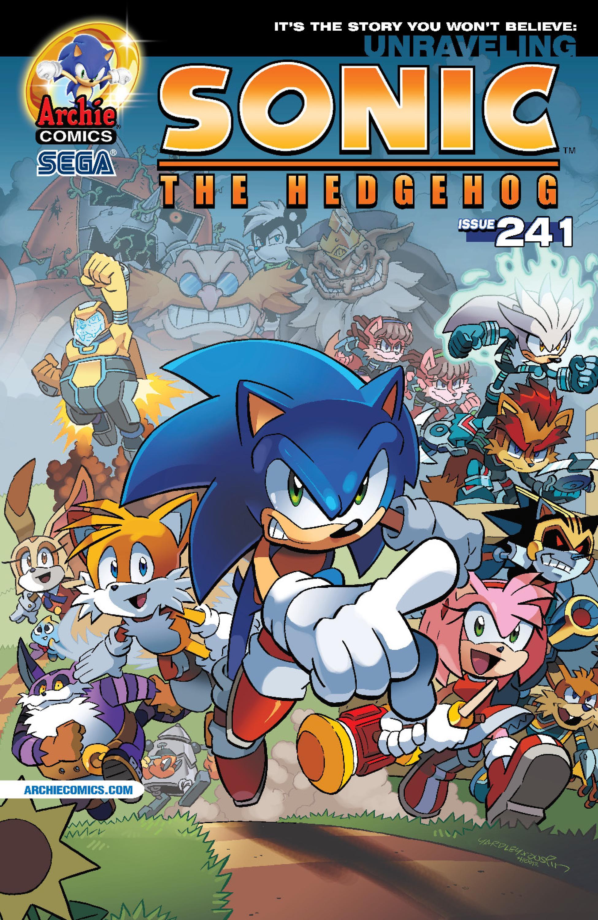 Archie Sonic The Hedgehog Issue 241 Sonic News Network Fandom