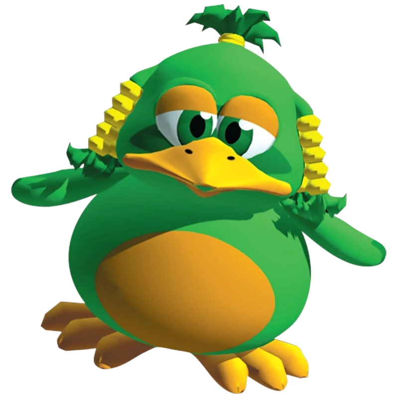 Flicky (Green) (Bedrock Edition only) Minecraft Skin