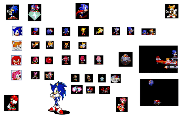 Image - Sonic the hedgehog sprites.gif | Sonic News Network | FANDOM ...