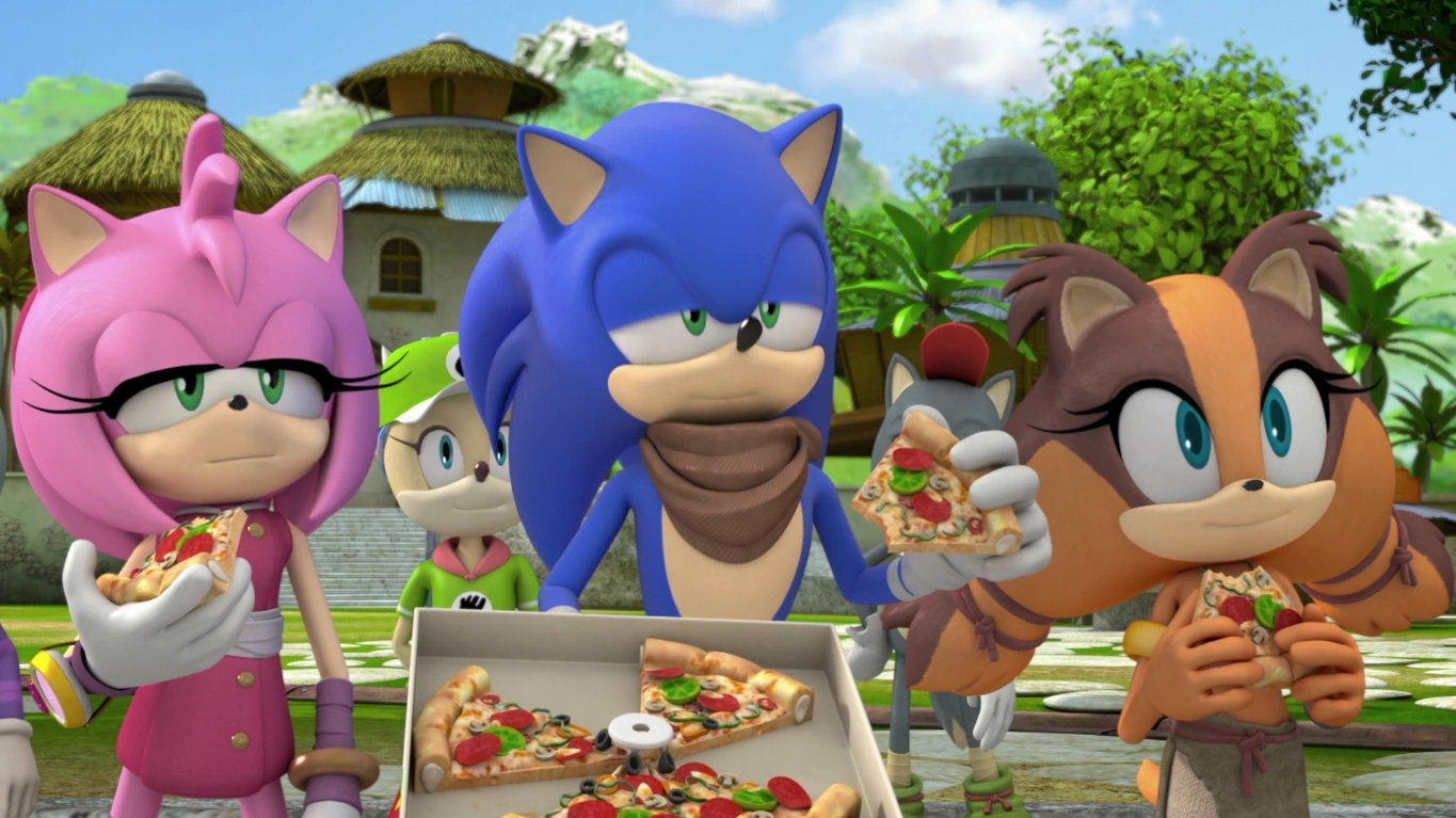 Image - Eating pizza.png | Sonic News Network | FANDOM powered by Wikia