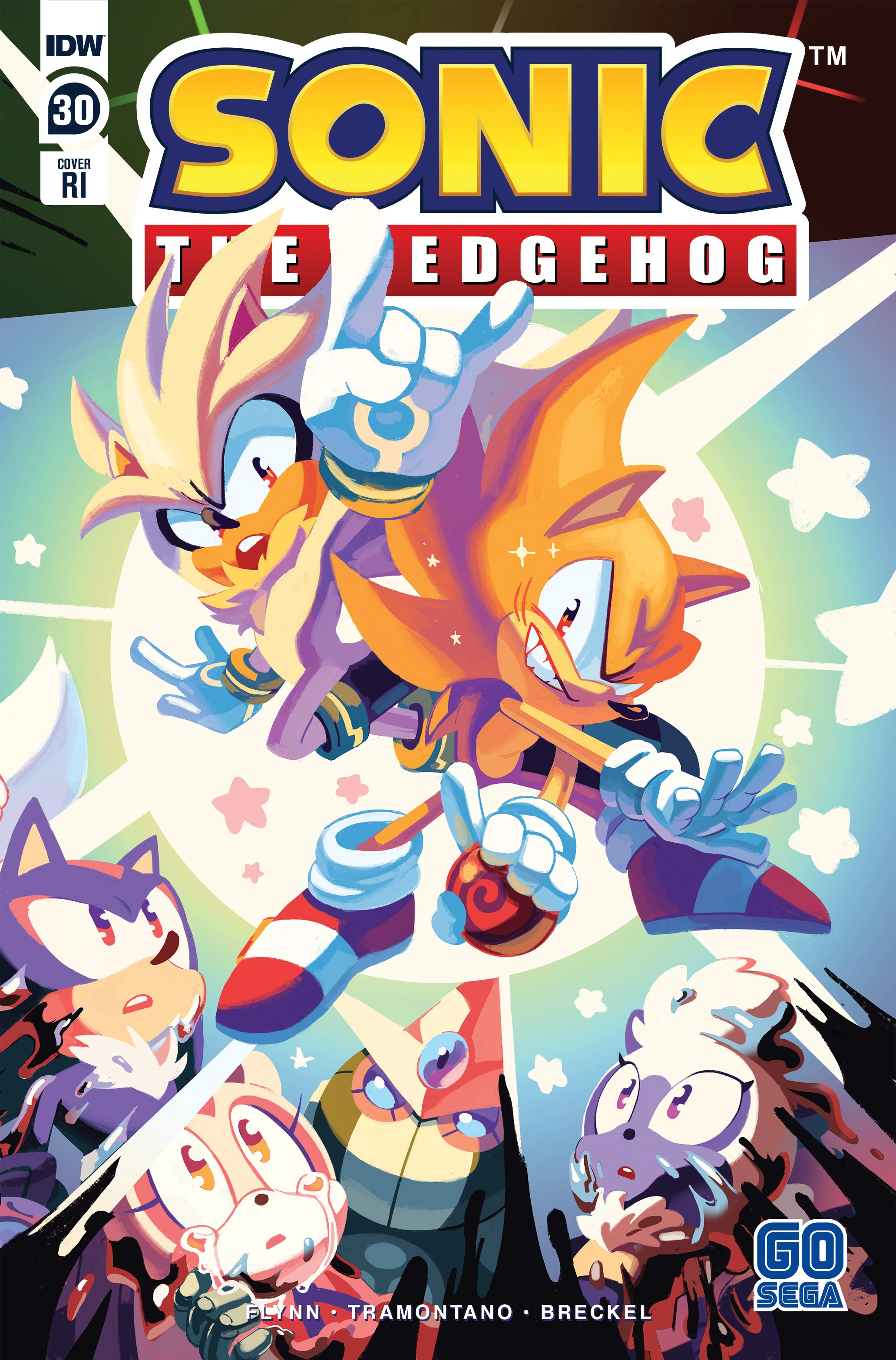IDW Sonic Issue 30 covers - Tails' Channel