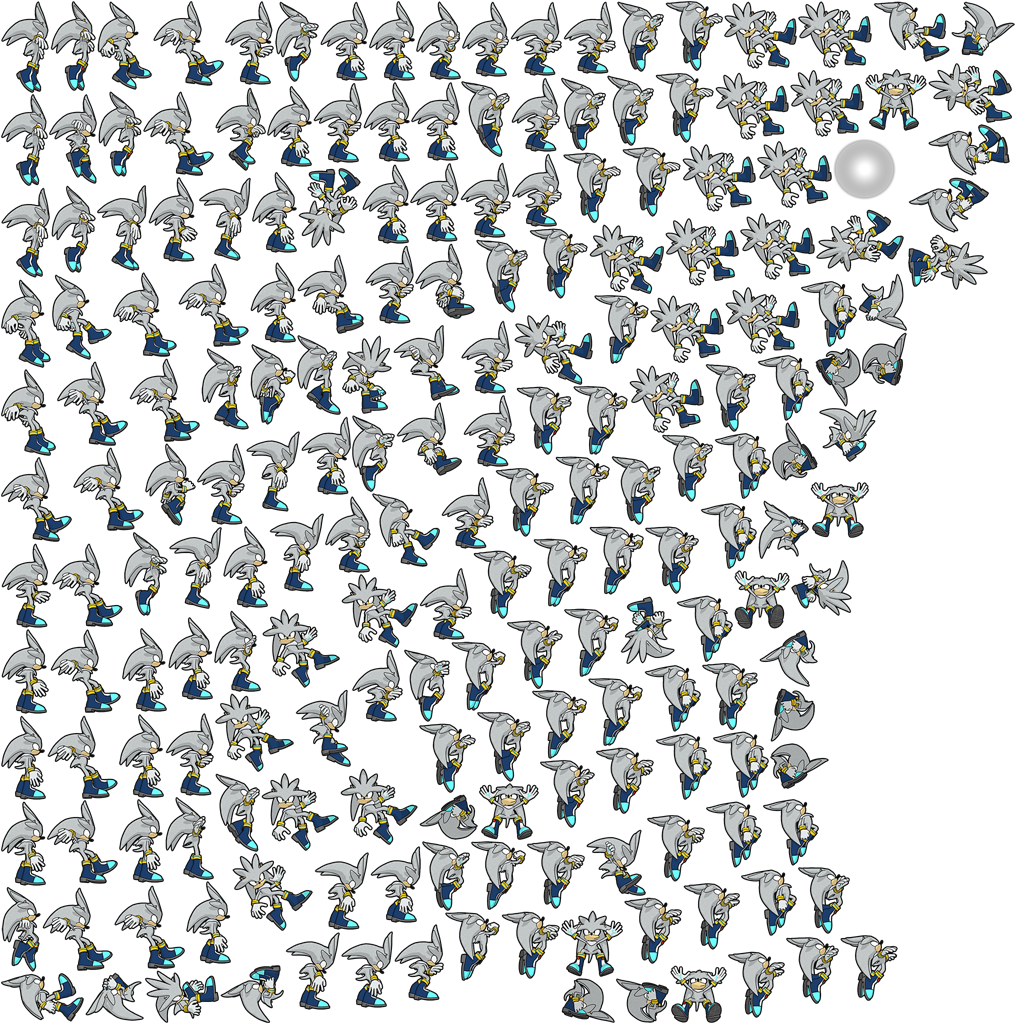 Image - Silverthehedgehogspritessonicjump.png | Sonic News Network ...