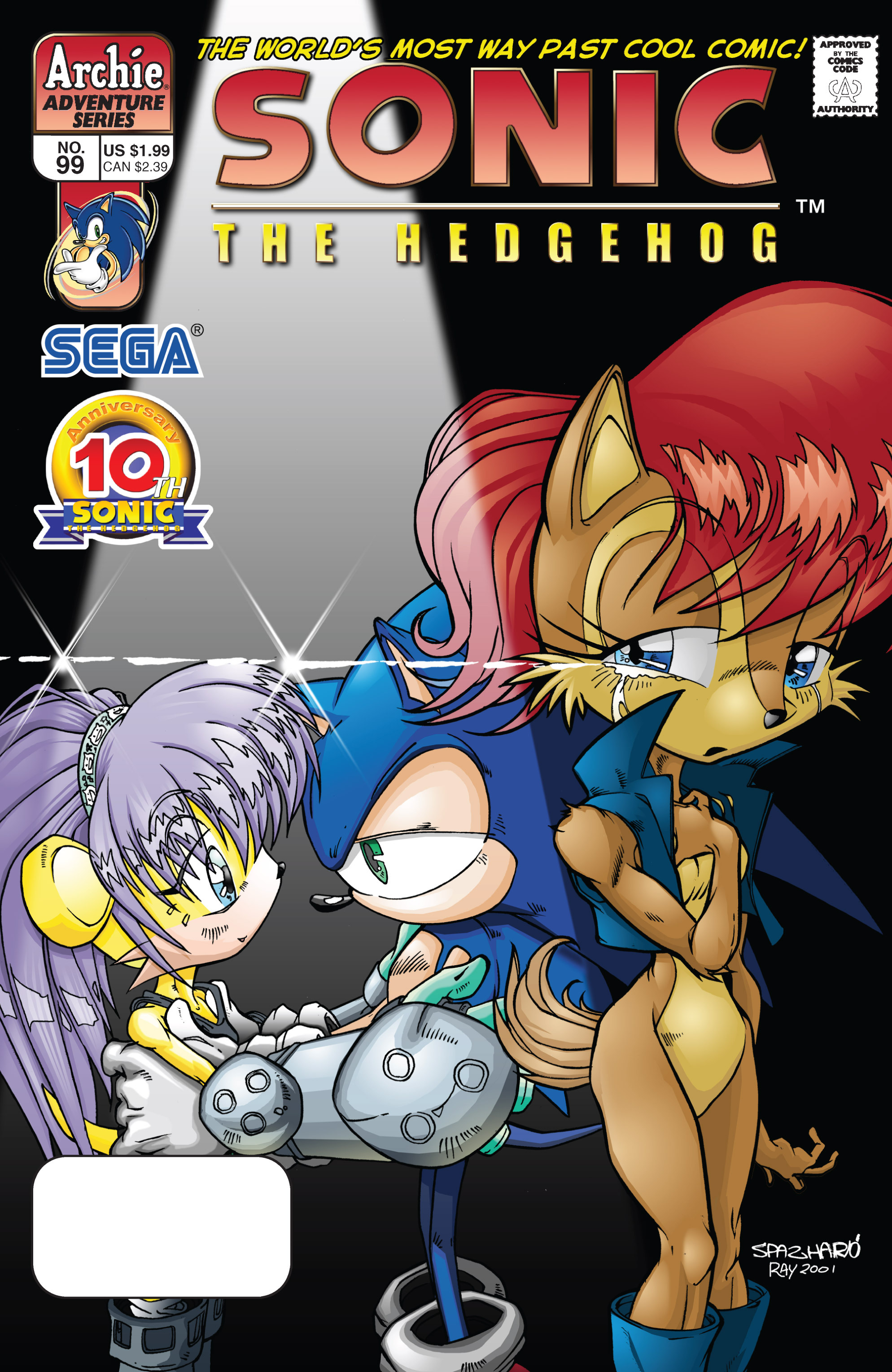 Archie Sonic The Hedgehog Issue 99 Sonic News Network Fandom