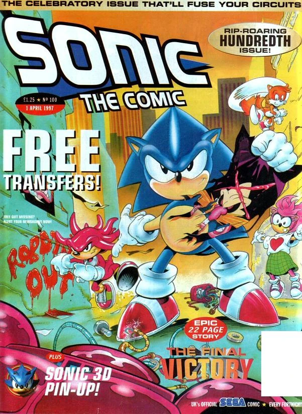 Sonic the Comic Issue 100 | Sonic News Network | FANDOM powered by Wikia