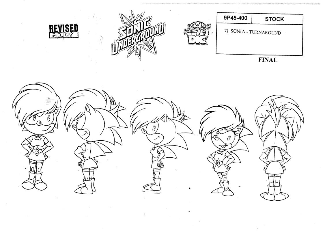 Image Soniamodelsheet2 Sonic News Network Fandom Powered By Wikia