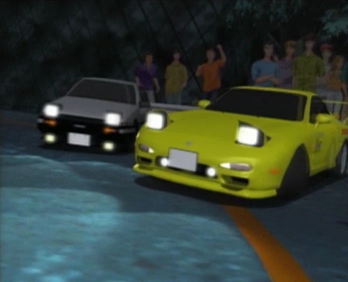 Imagen - Initial D-Sprinter Trueno AE86 vs Mazda RX7.jpg | Sonic Wiki ...